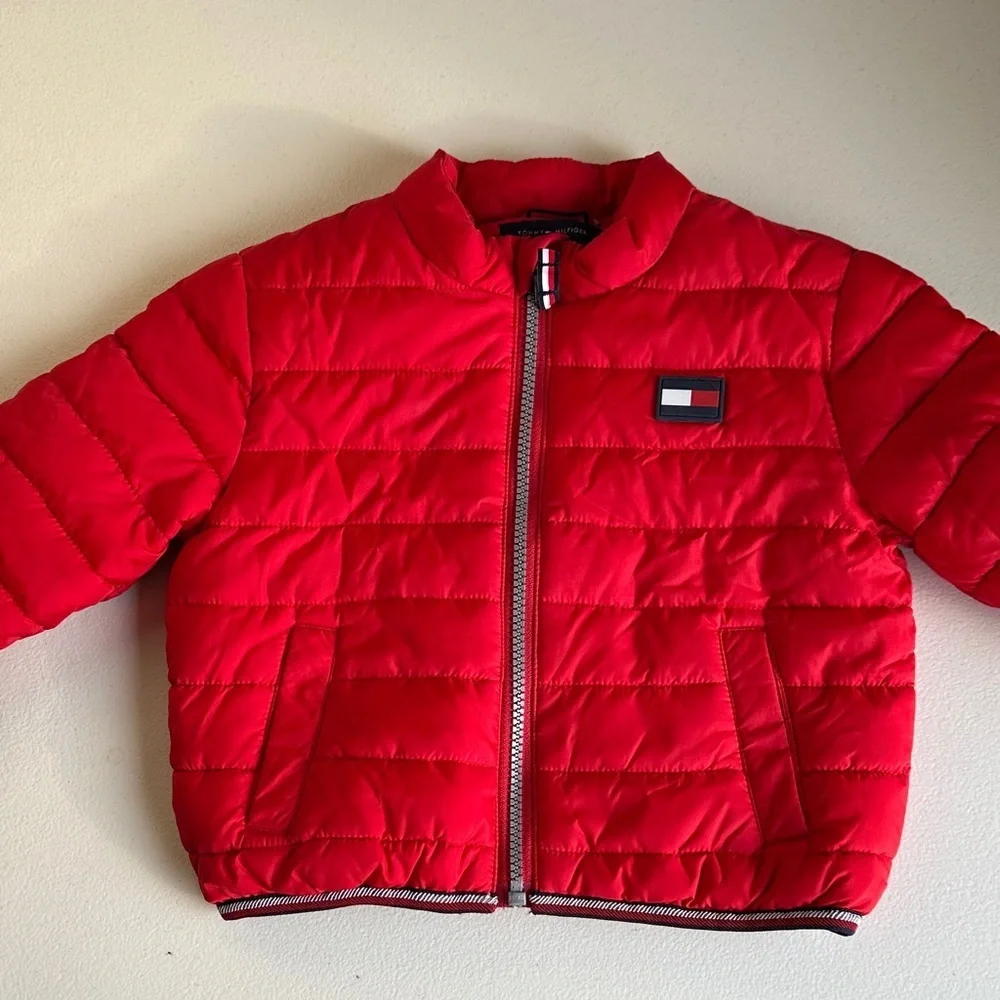 Tommy Hilfiger | Jackets & Coats | Tommy Hilfiger Kids Bright Red ...